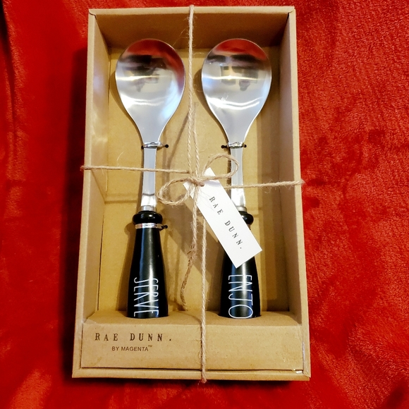 Rae Dunn | Dining | Rae Dunn Serve Enjoy Spoons | Poshmark